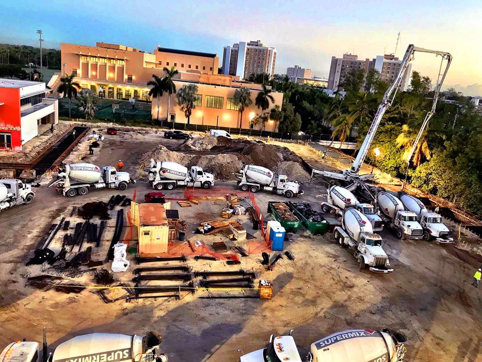 UNIVERSITY OF MIAMI INDOOR FOOTBALL FACILITY – Victory Concrete